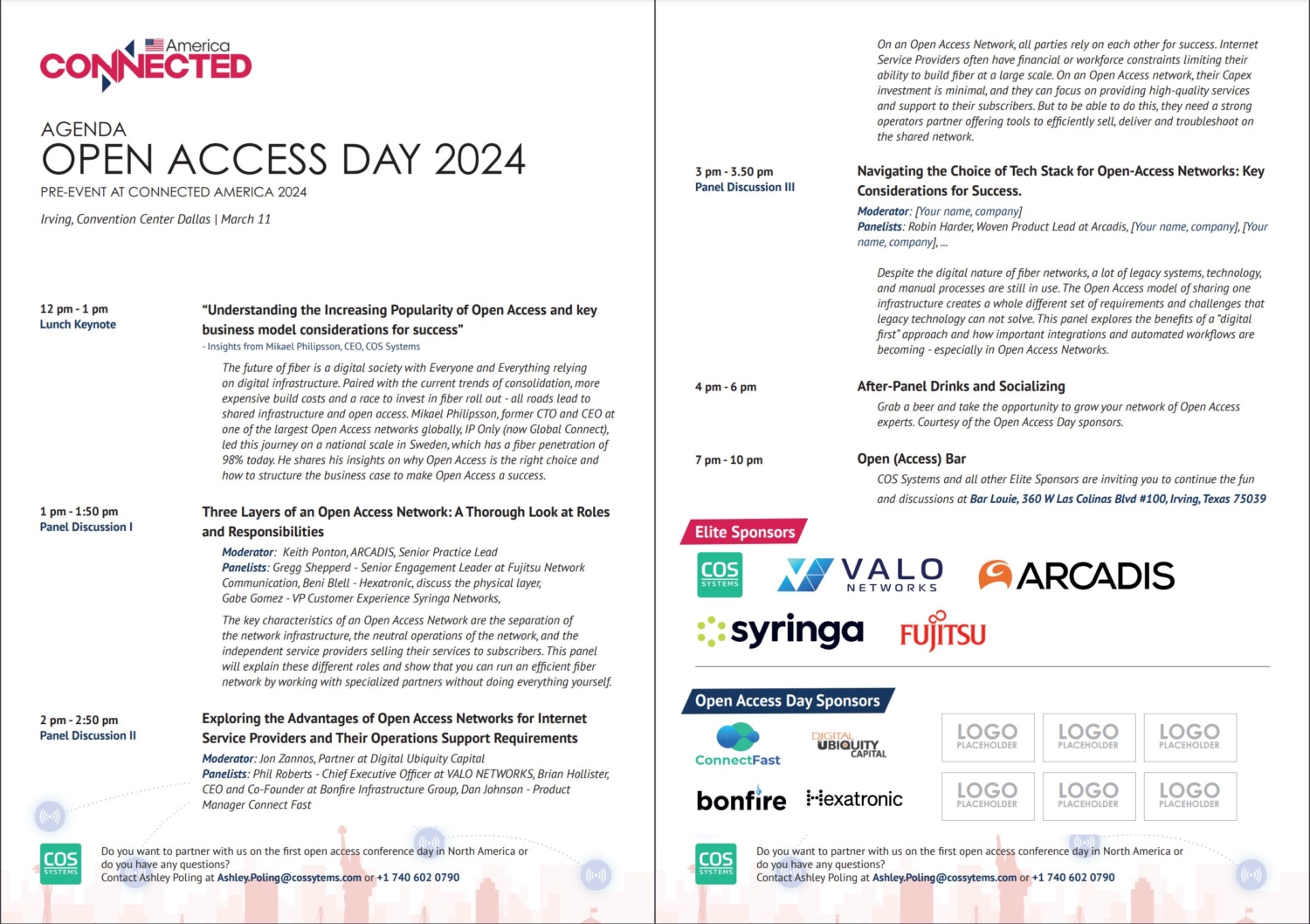 Open Access Day Agenda